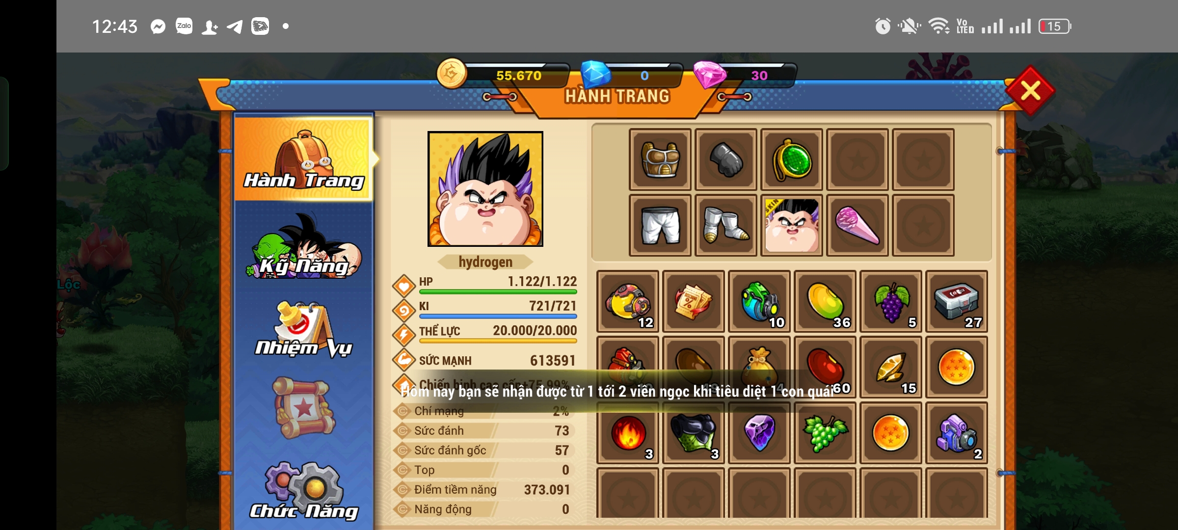 Tài khoản SOSINH rank 1 giá rẻ 80000 #65